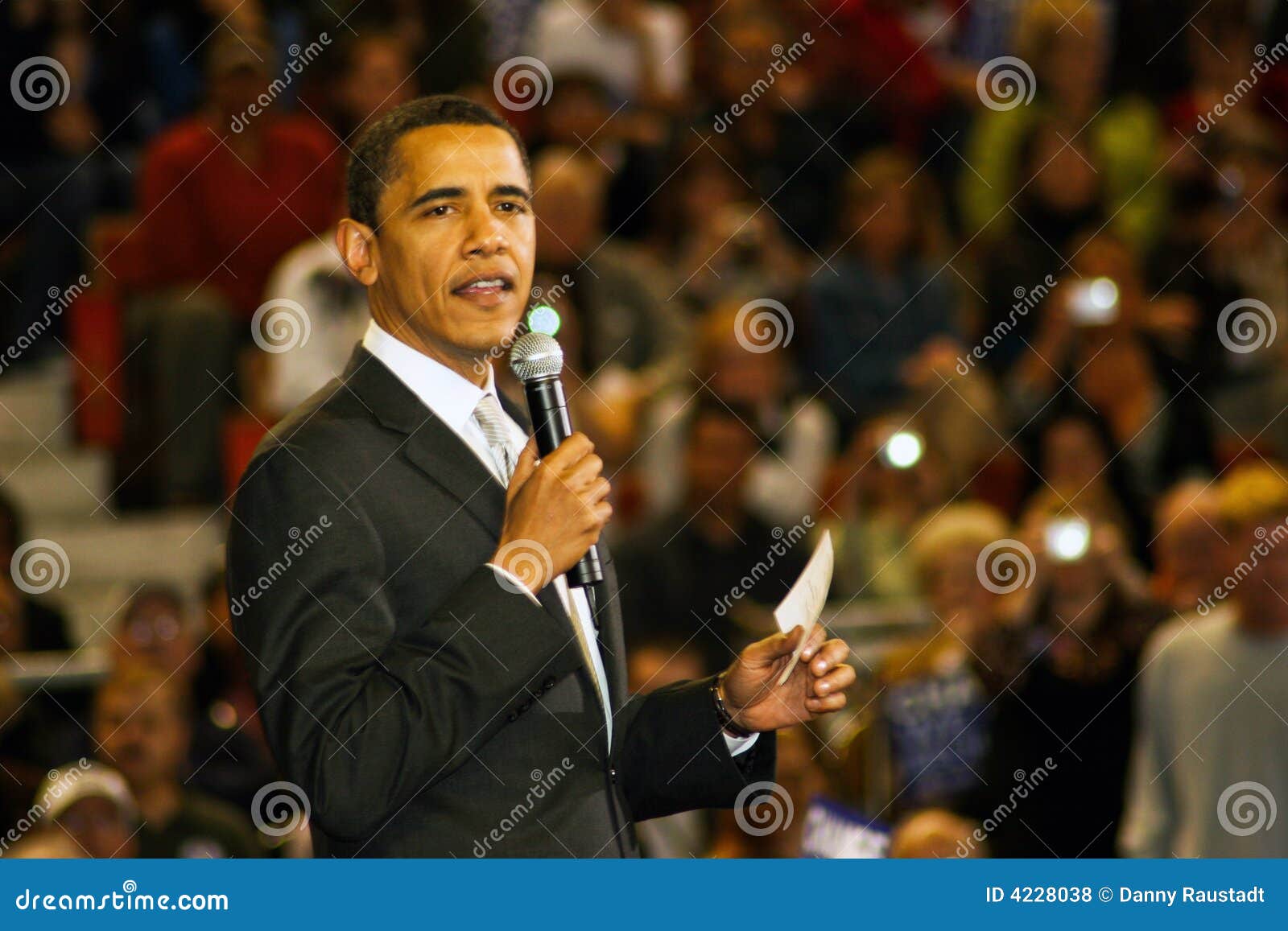 Senator Barack Obama editorial stock photo. Image of veterans - 4228038
