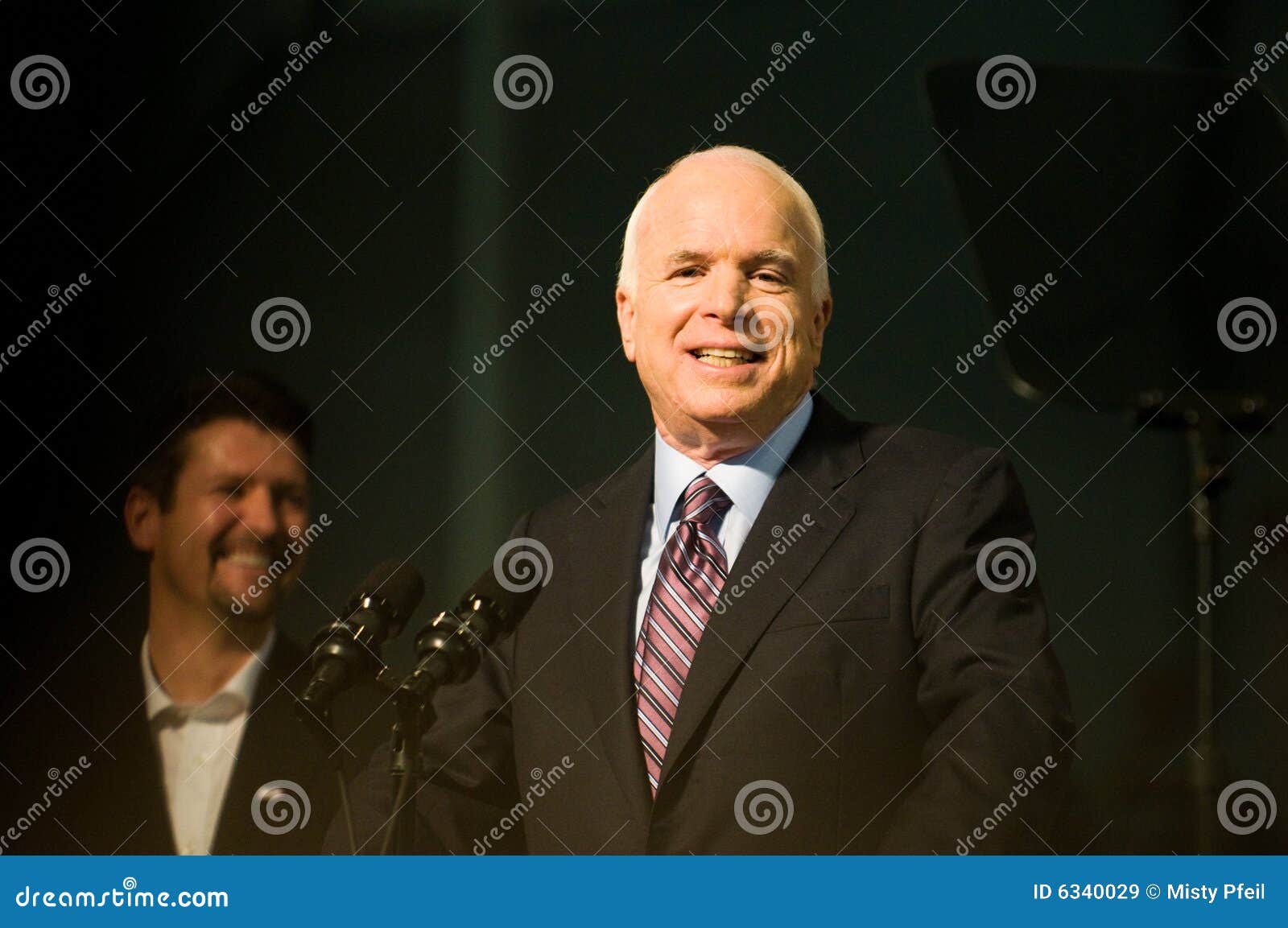 Senator John McCain Horizontal Smiling 2 Editorial Stock Image - Image ...