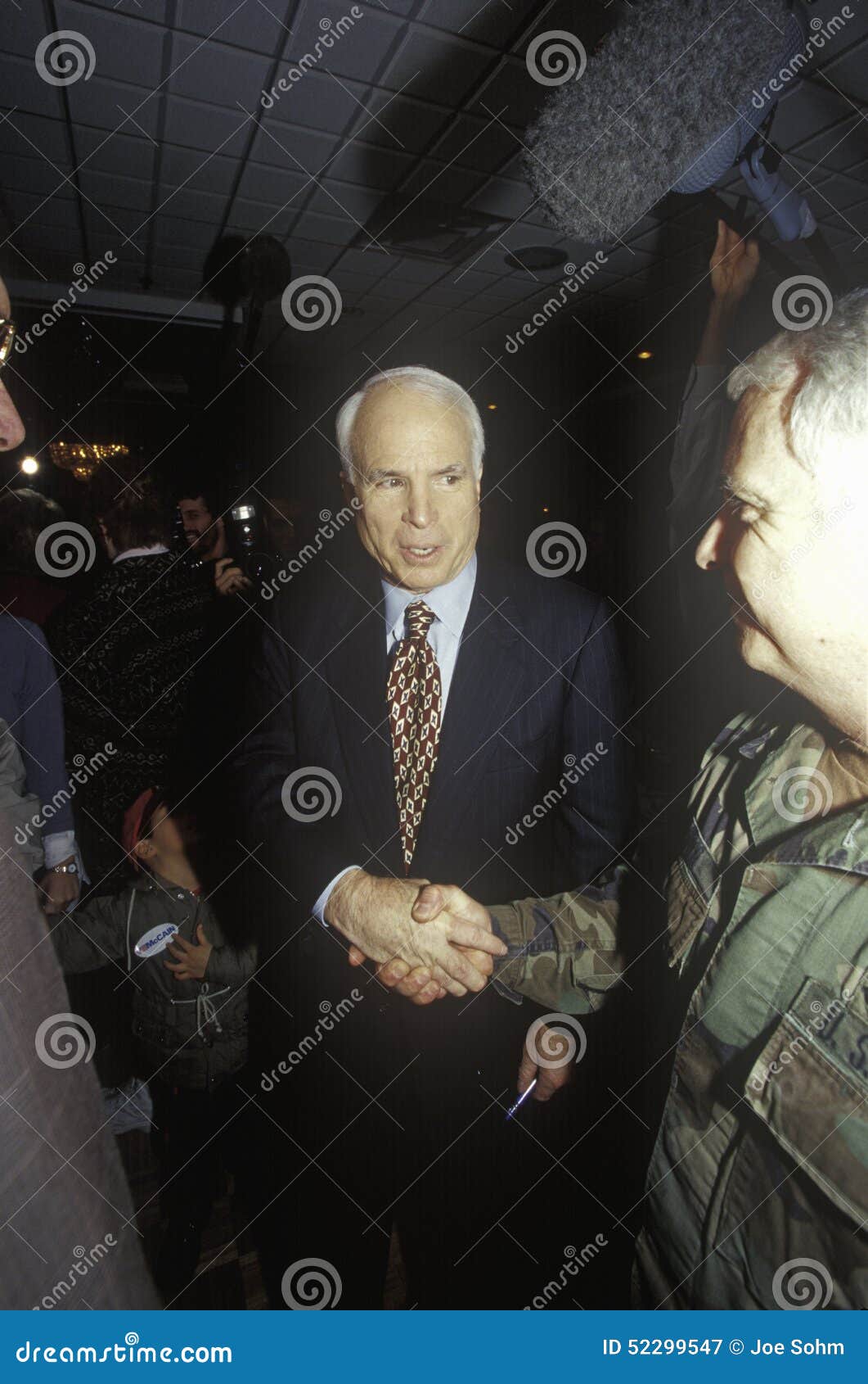 Senator John McCain during Republican Primaries in Concord, NH, 2000 ...