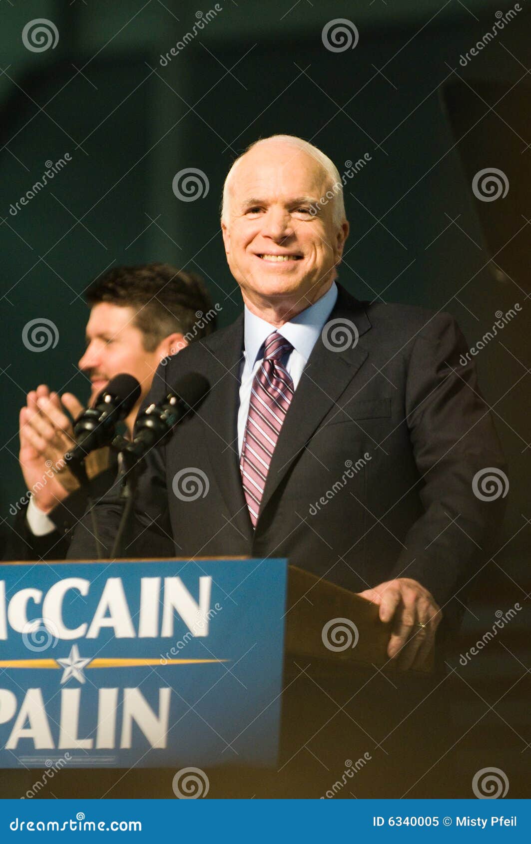 Senator John McCain Vertical Smiling Editorial Image - Image of ...