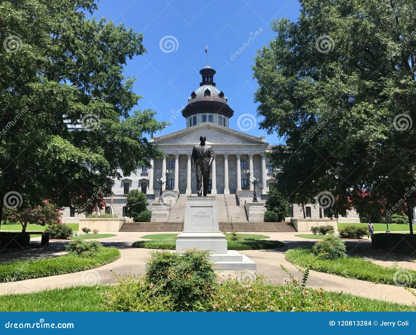 The Senator Strom Thurman Statue in Front of the South Carolina State ...