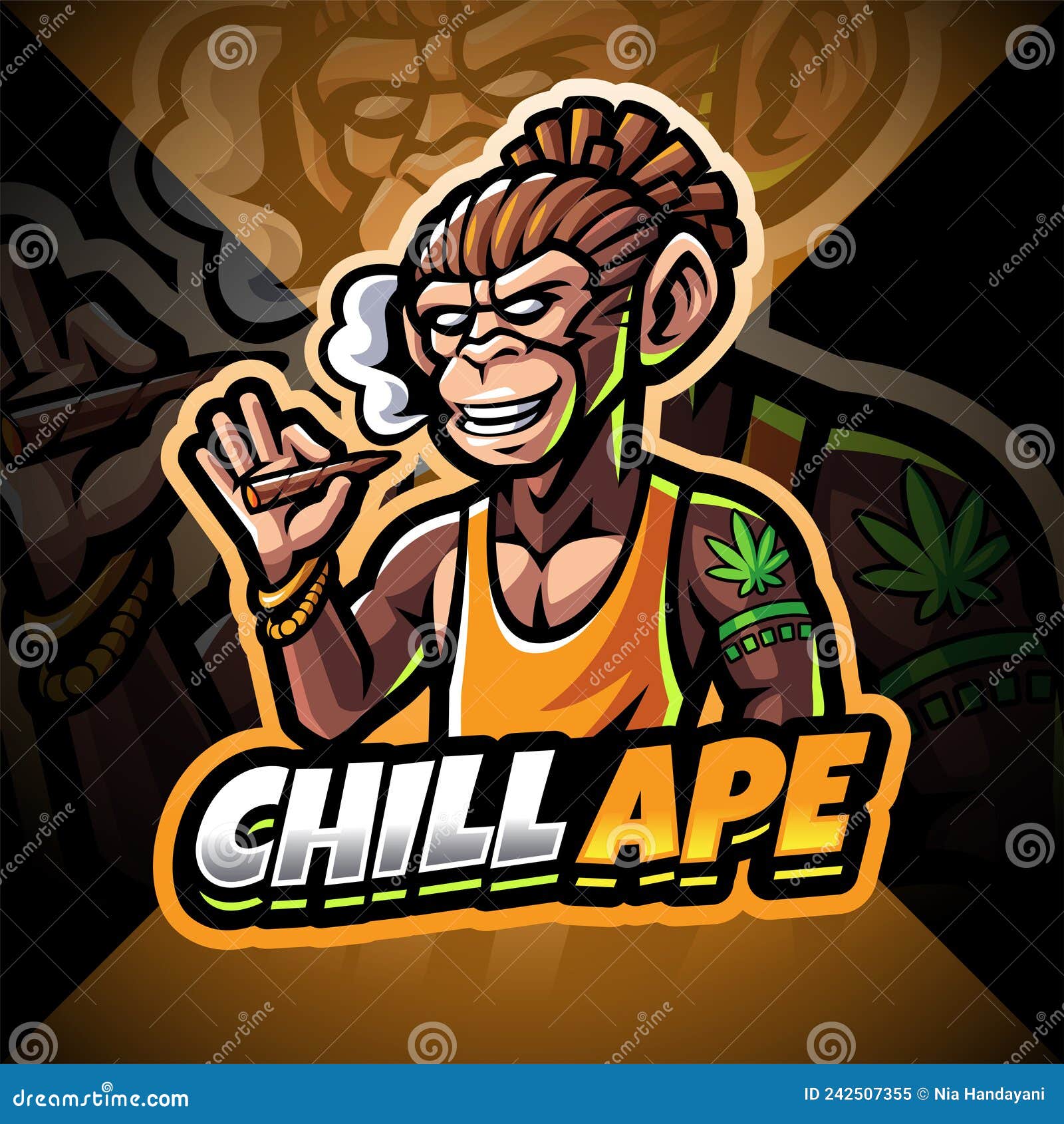 Chill Out Logo Vector Illustration | CartoonDealer.com #118025856