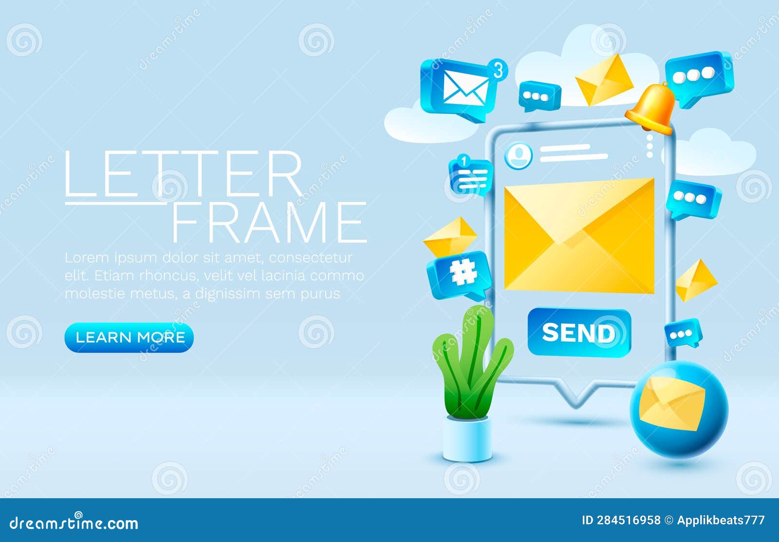 Send an Email, Message Smartphone Mobile Screen, Technology Mobile ...