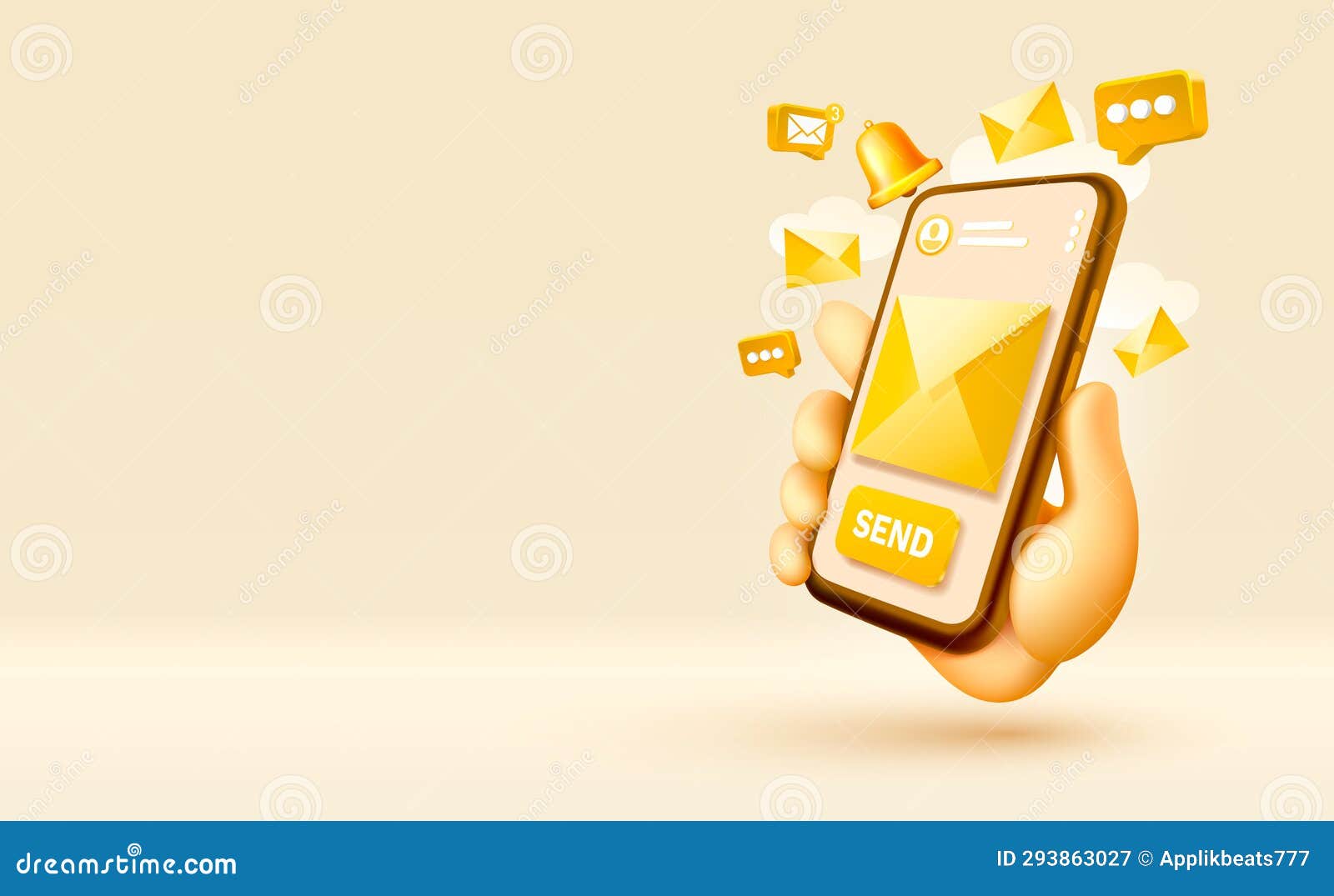 Send an Email, Message Smartphone Mobile Screen, Technology Mobile ...