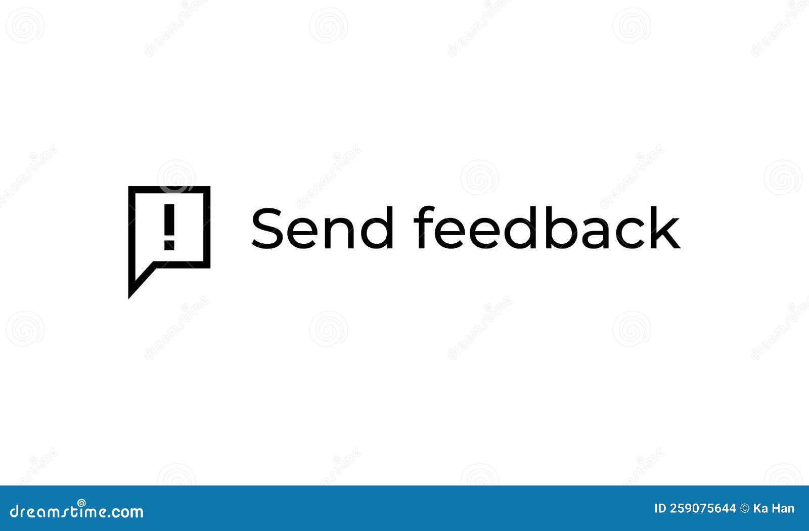 Send Feedback Icon Vector in Clipart Concept Stock Vector ...