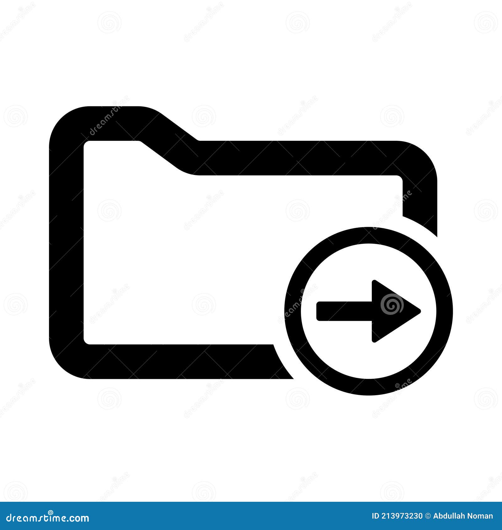 Send folder icon design stock vector. Illustration of office - 213973230
