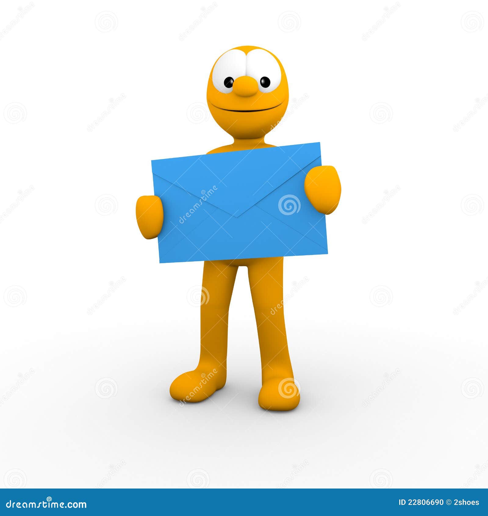 Send a mail stock illustration. Illustration of report - 22806690