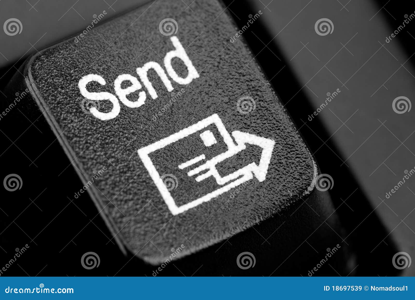 Send mail key stock image. Image of mail, ideas, macro - 18697539
