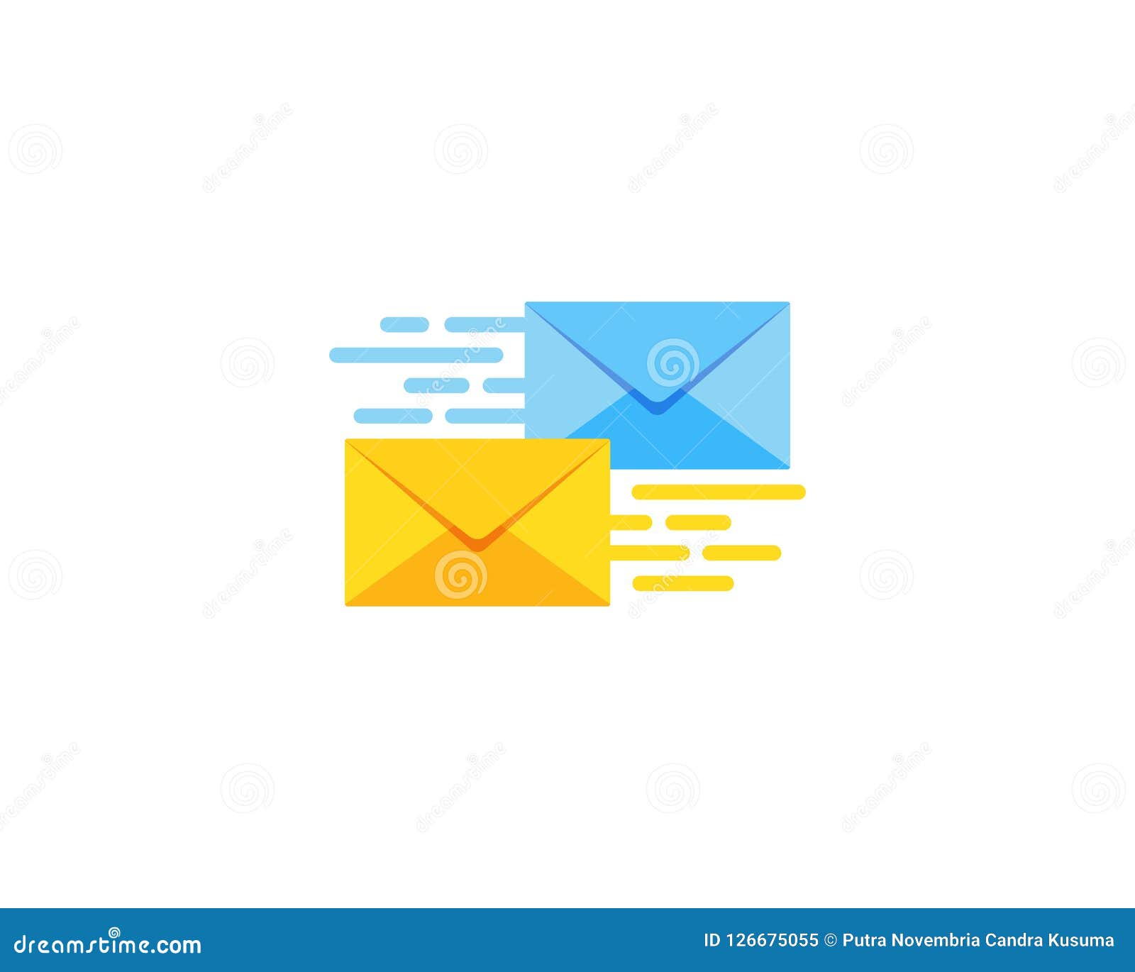 Send Mail Logo Icon Design stock vector. Illustration of envelope ...
