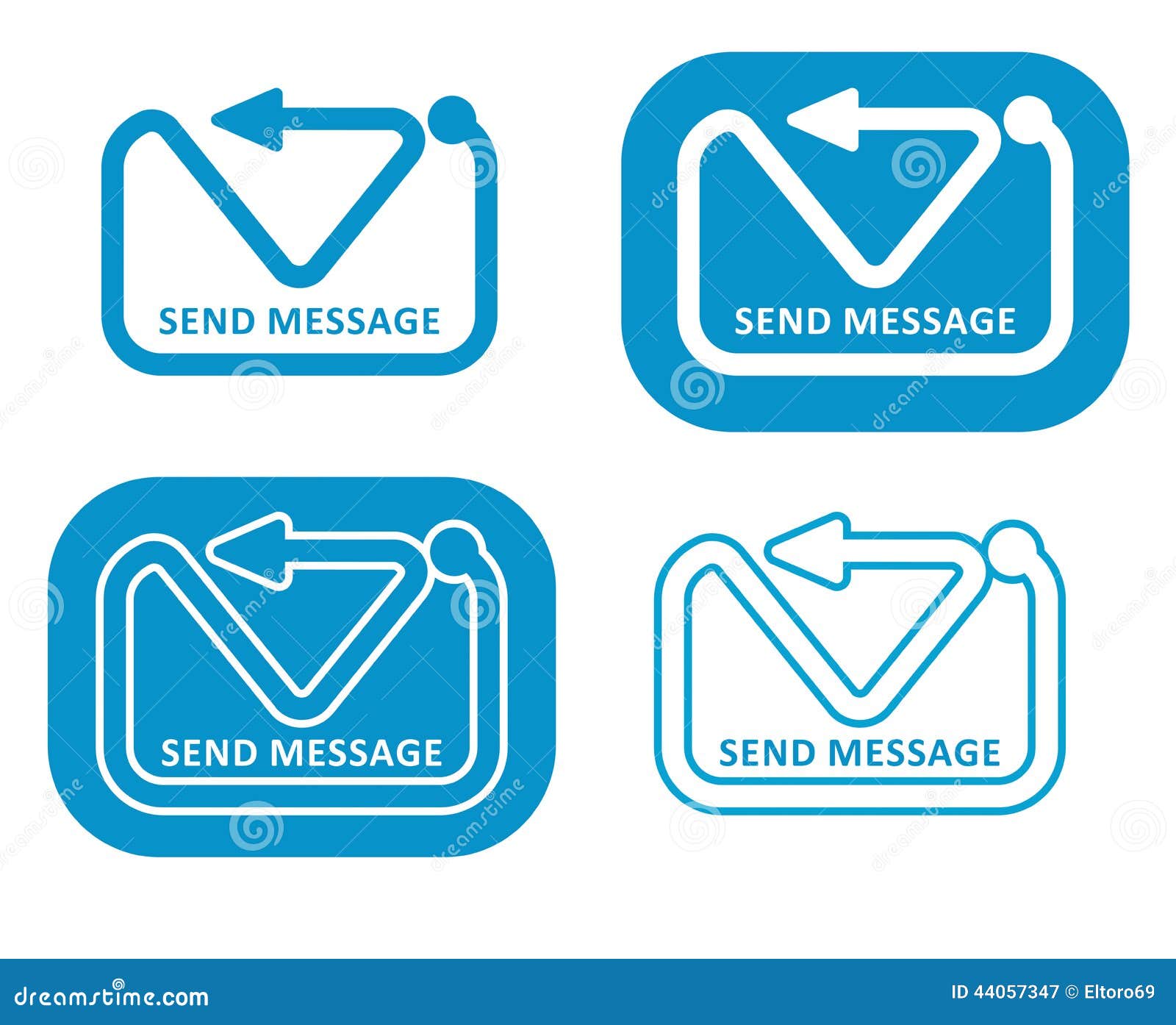 Send Message stock vector. Illustration of connection - 44057347