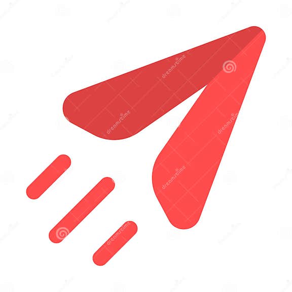 Send Message Icon. Send Fly Email Vector Illustration Stock Vector ...