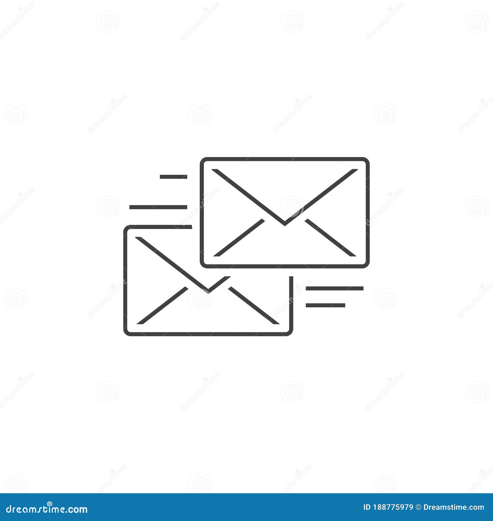 Send Message, Letters Icon. Element of Marketing and Advertising Icon ...