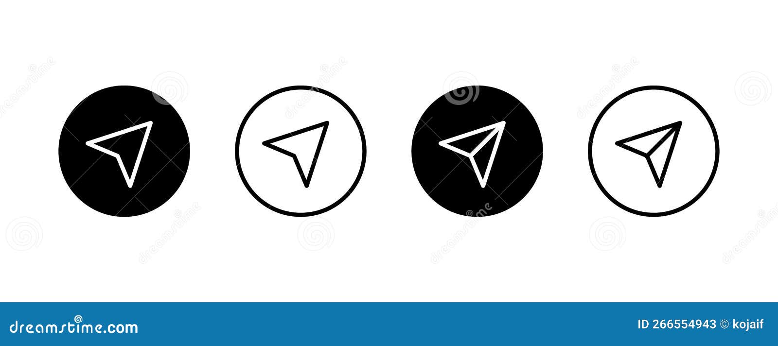 Send Message Vector Icon Set. Messenger or Chat Symbol Stock Vector ...