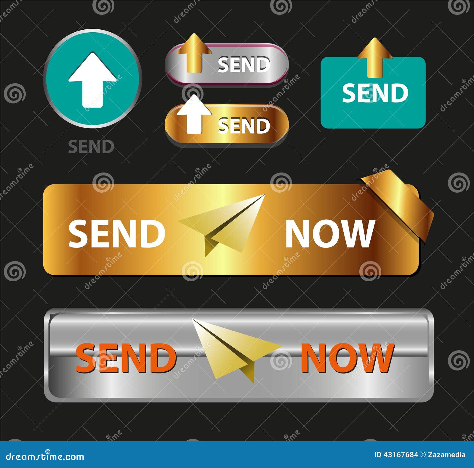Send Now Button, Collection of Send Now Icon Stock Illustration ...