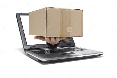 Send a package stock image. Image of order, post, carton - 14655469