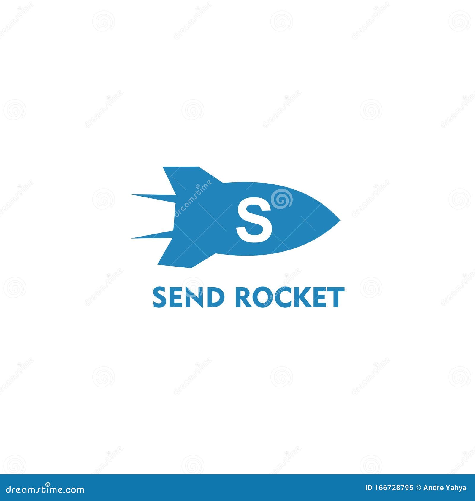 Send rocket logo template stock illustration. Illustration of transport ...