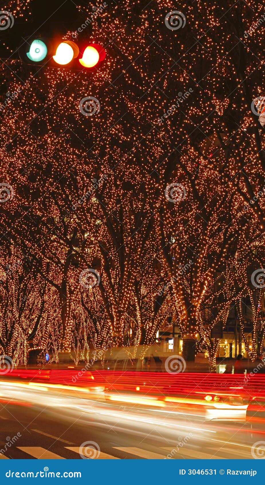 Sendai December Illumination F Stock Image - Image of christmas, blur ...