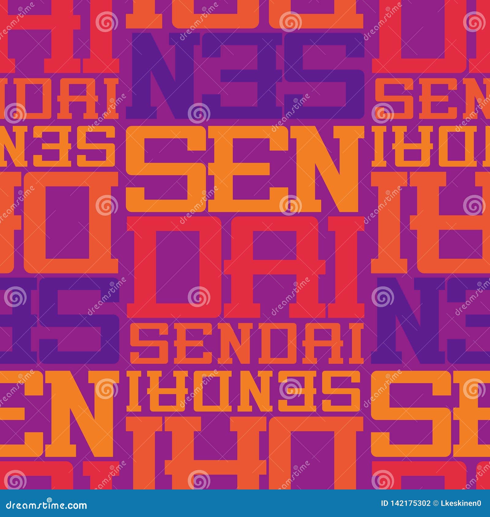 Japan Seamless Pattern, Vector Illustration. Main Symbols Of Japanese ...