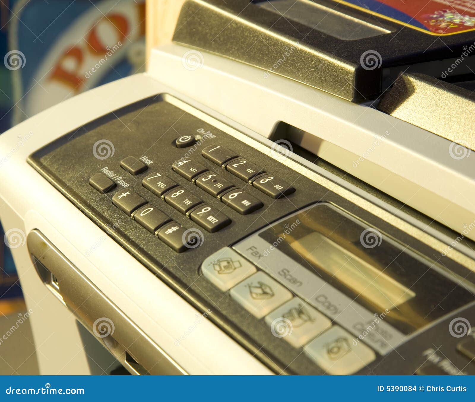 Sending a Fax stock photo. Image of electronics, messages - 5390084