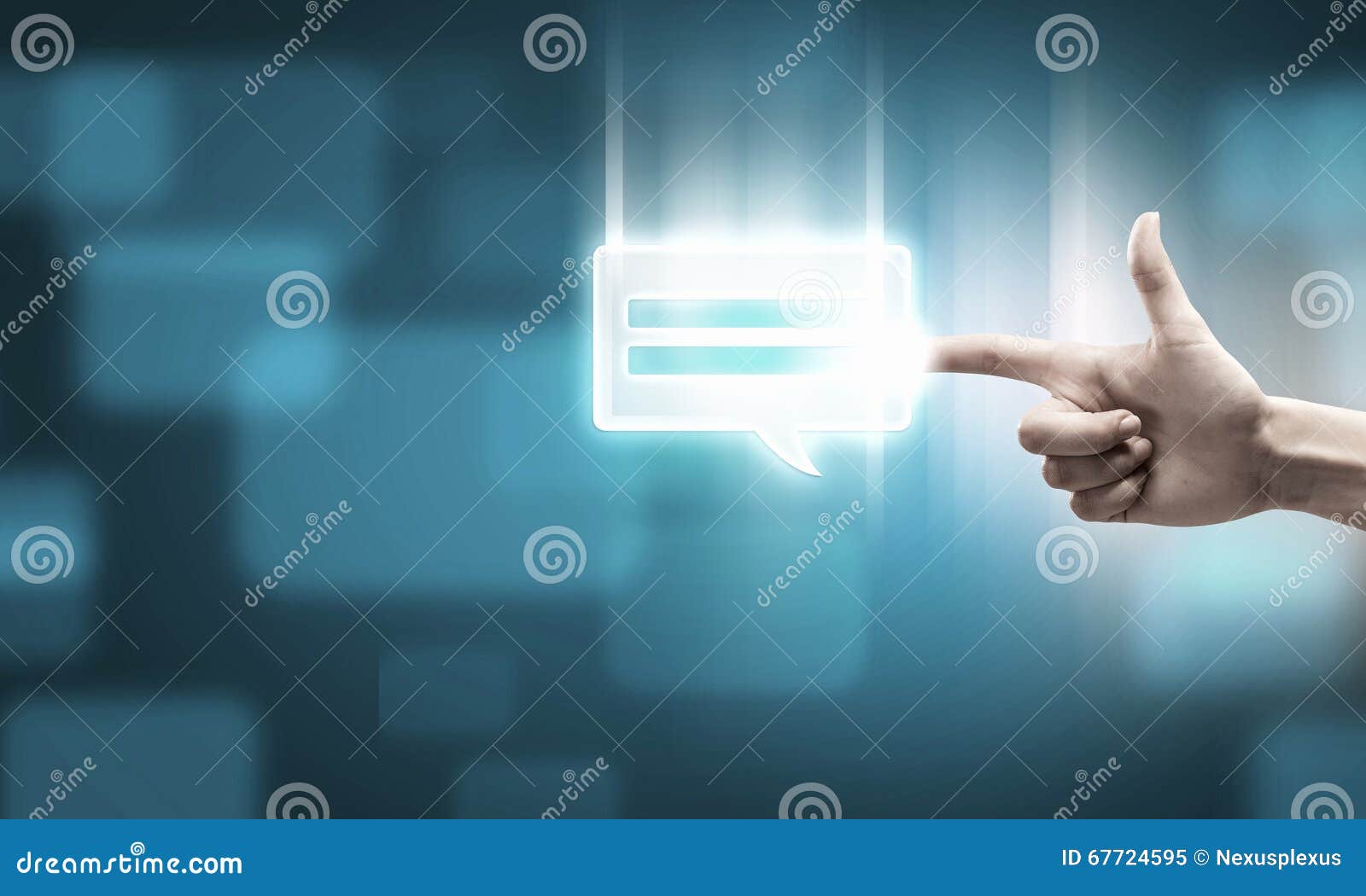 Sending Message Application Stock Image - Image of pressing, open: 67724595