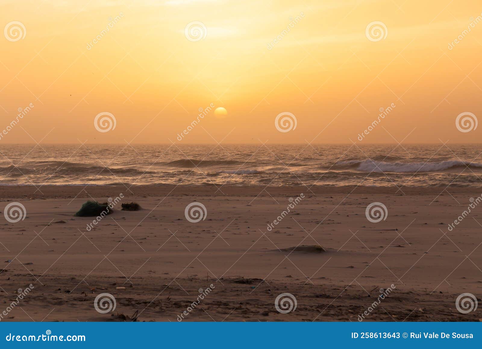 Senegal Africa at sunset stock image. Image of summer - 258613643