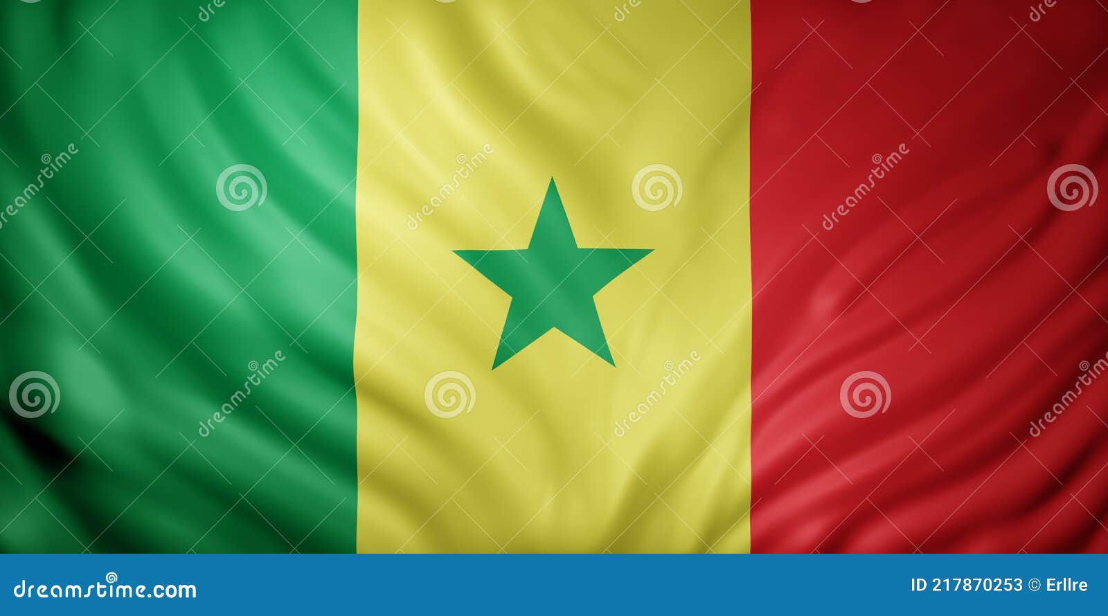 National Map Of SENEGAL Inside African Continent Cartoon Vector ...