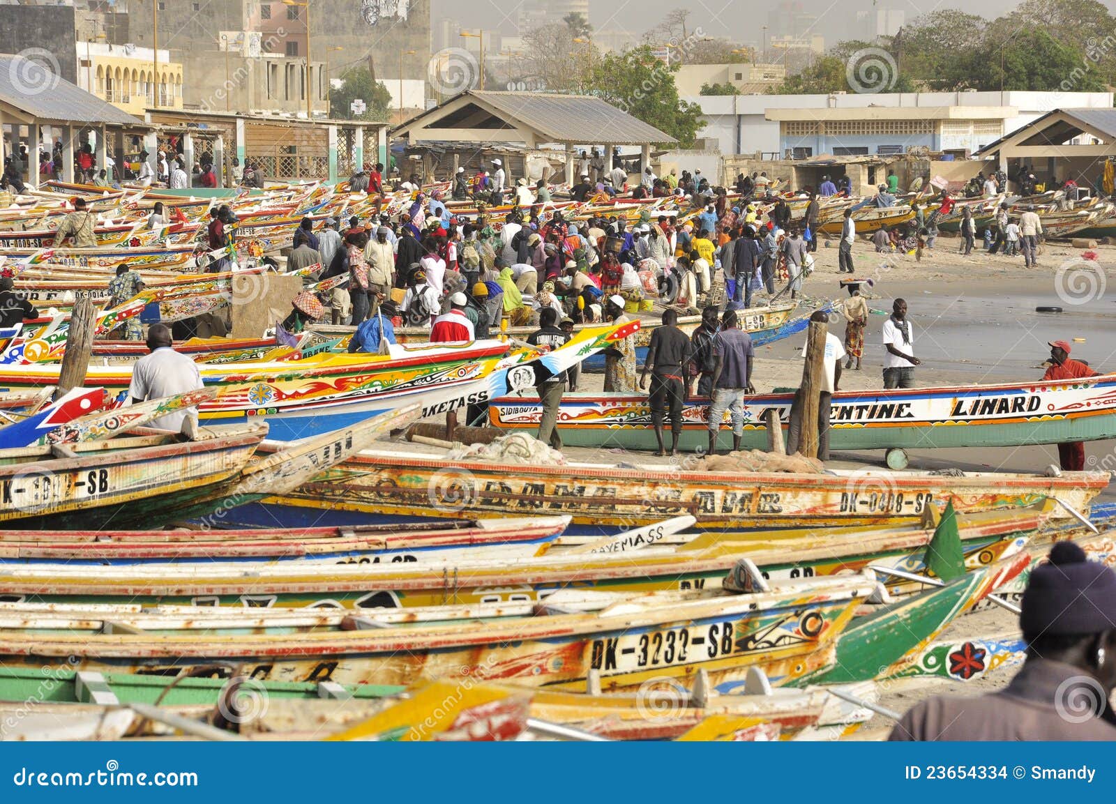 Senegal fish market editorial stock image. Image of colorful - 23654334