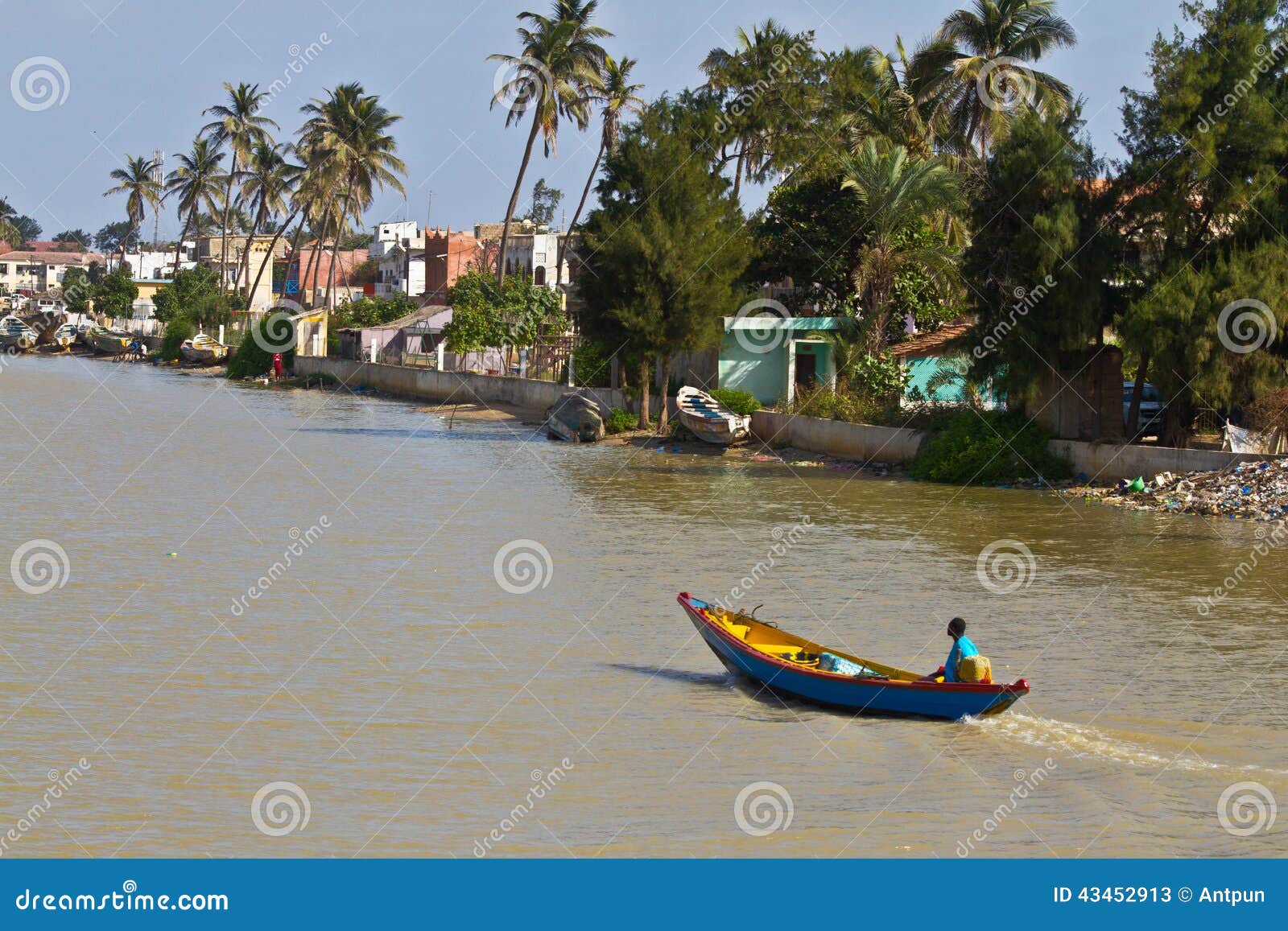 Senegal River in Saint Louis, Africa Editorial Stock Photo - Image of ...