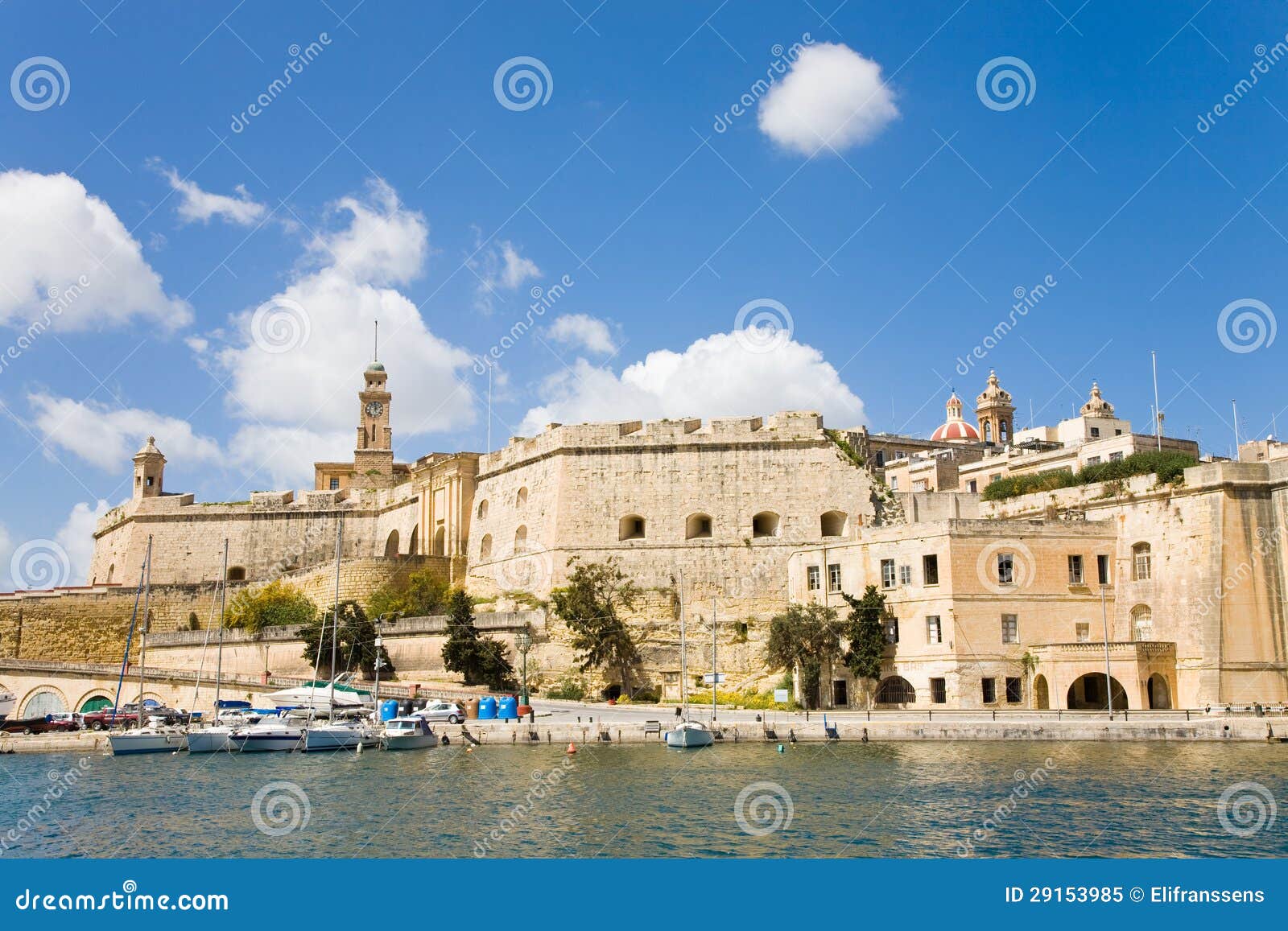 Senglea, Malta stock image. Image of cities, harbour - 29153985