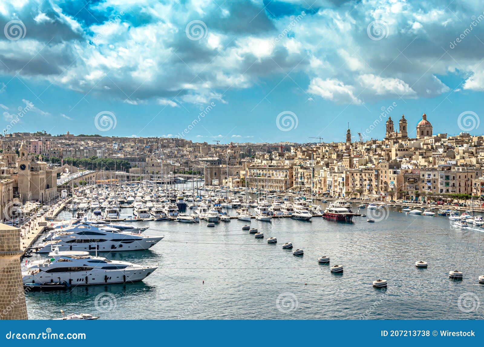 Grand Harbour Marina, Senglea, Malta Editorial Stock Photo - Image of ...