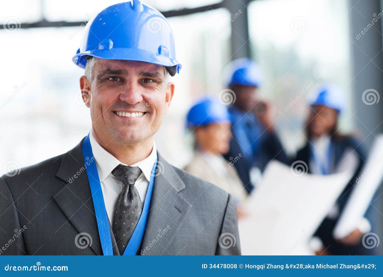 Senior architect portrait stock photo. Image of corporate - 34478008