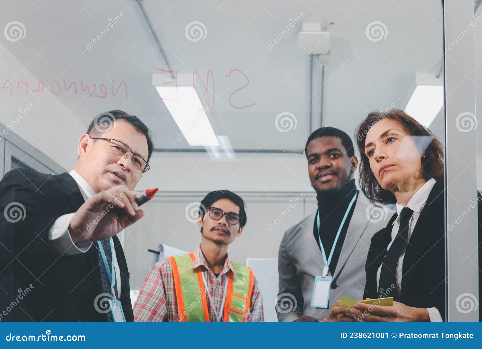 Brainstorming Critical Risks In A Risk Management Matrix Royalty-Free ... Brainstorming Critical Risks In A Risk Management Matrix Royalty-Free ...