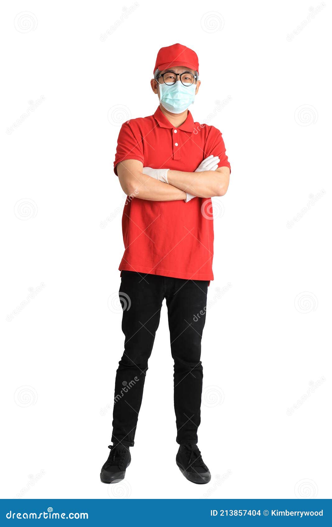 Delivery stock photo. Image of postman, elderly, arms - 213857404