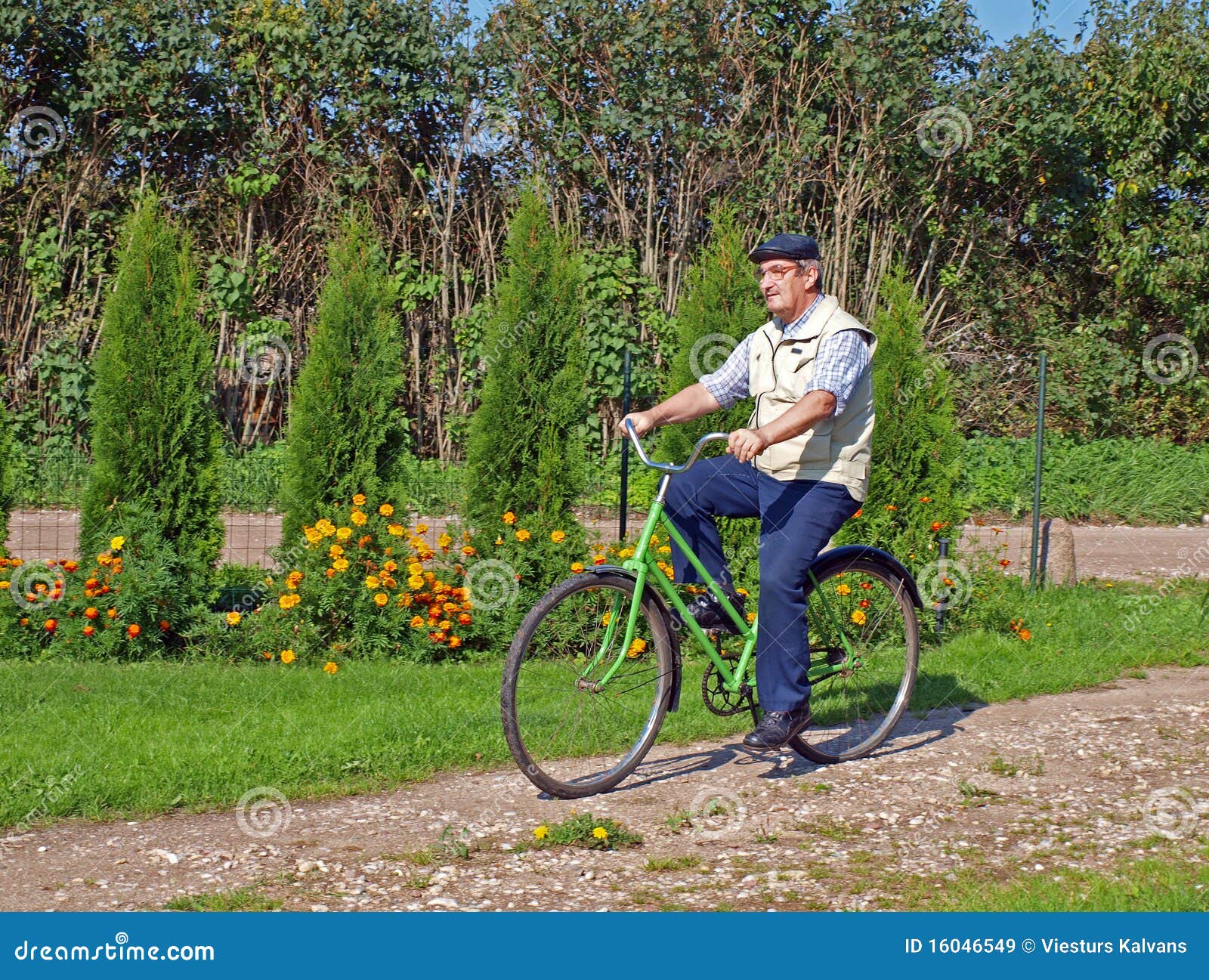 Senior biking stock image. Image of retro, bike, senior - 16046549