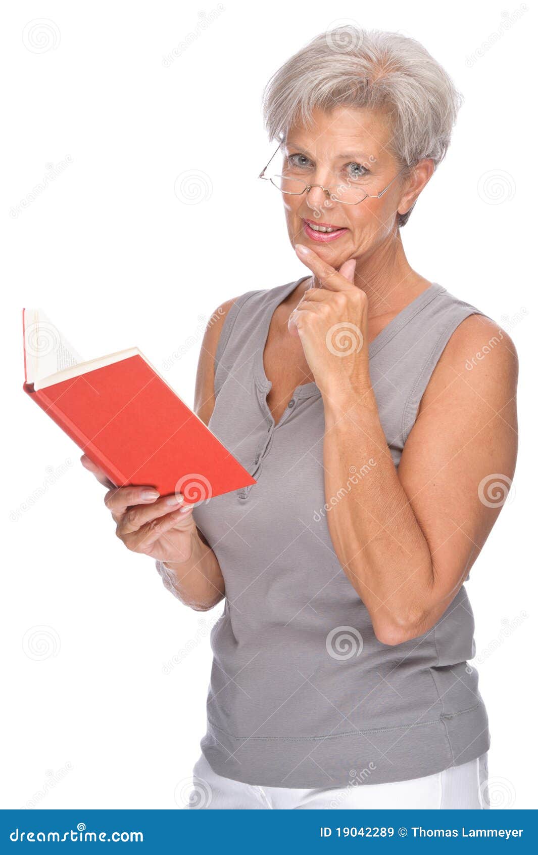 Senior with book stock image. Image of book, read, adult - 19042289
