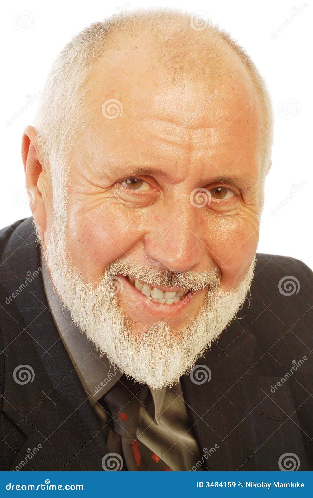 Senior business headshot stock image. Image of caucasian - 3484159