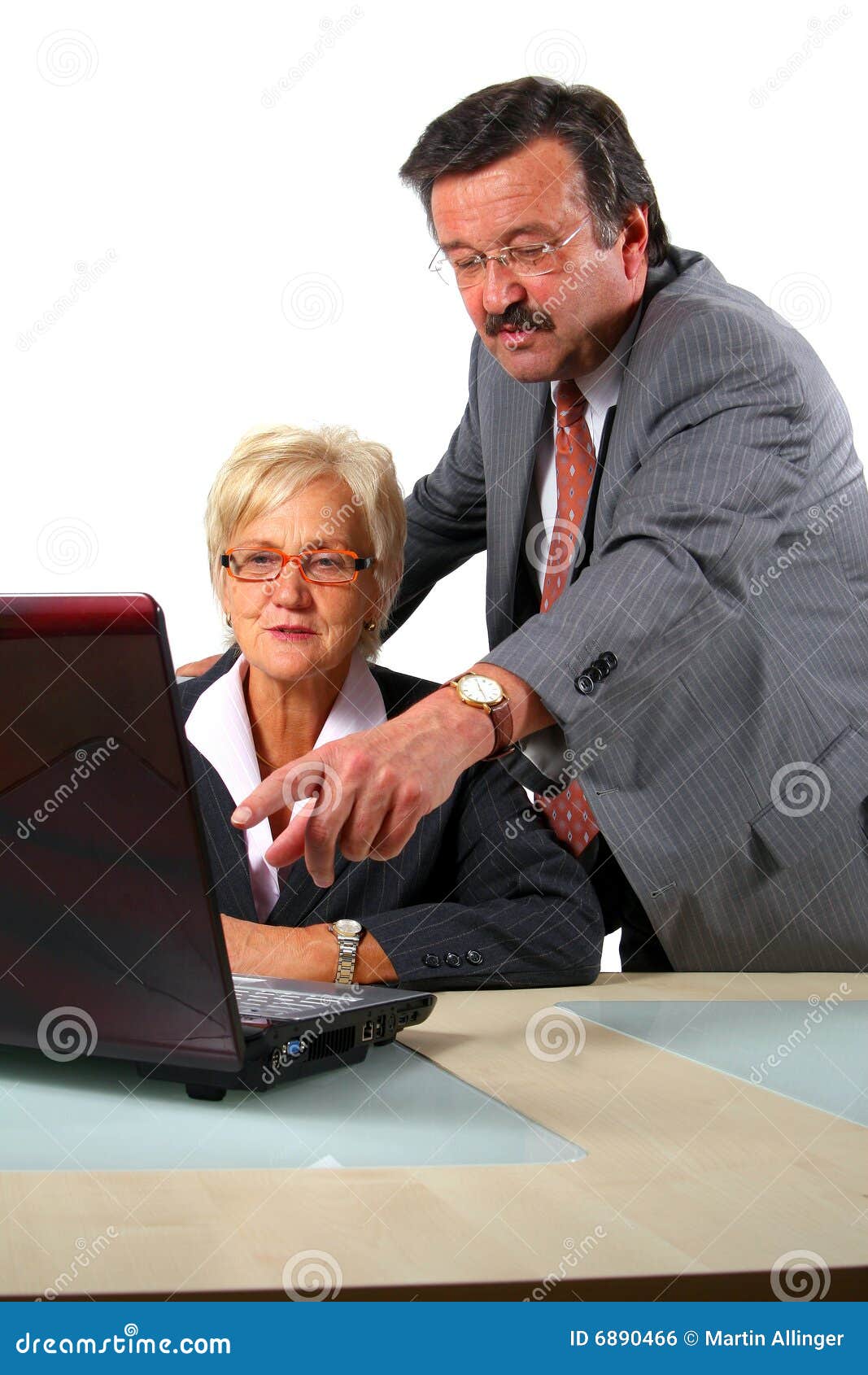 Senior Business Man is Explaining Stock Photo - Image of businessman ...