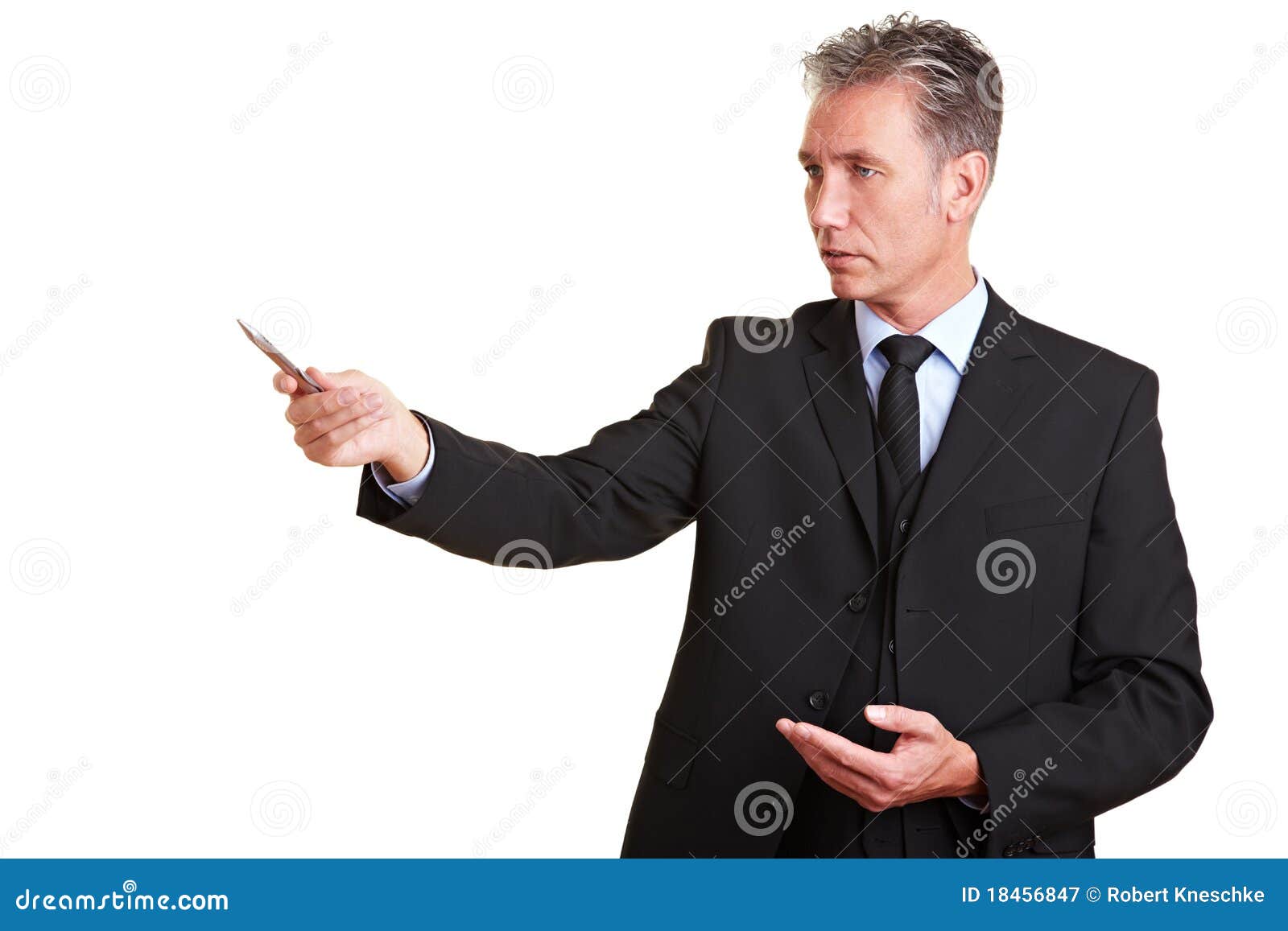 Senior Business Man Pointing Stock Image - Image of ball, male: 18456847