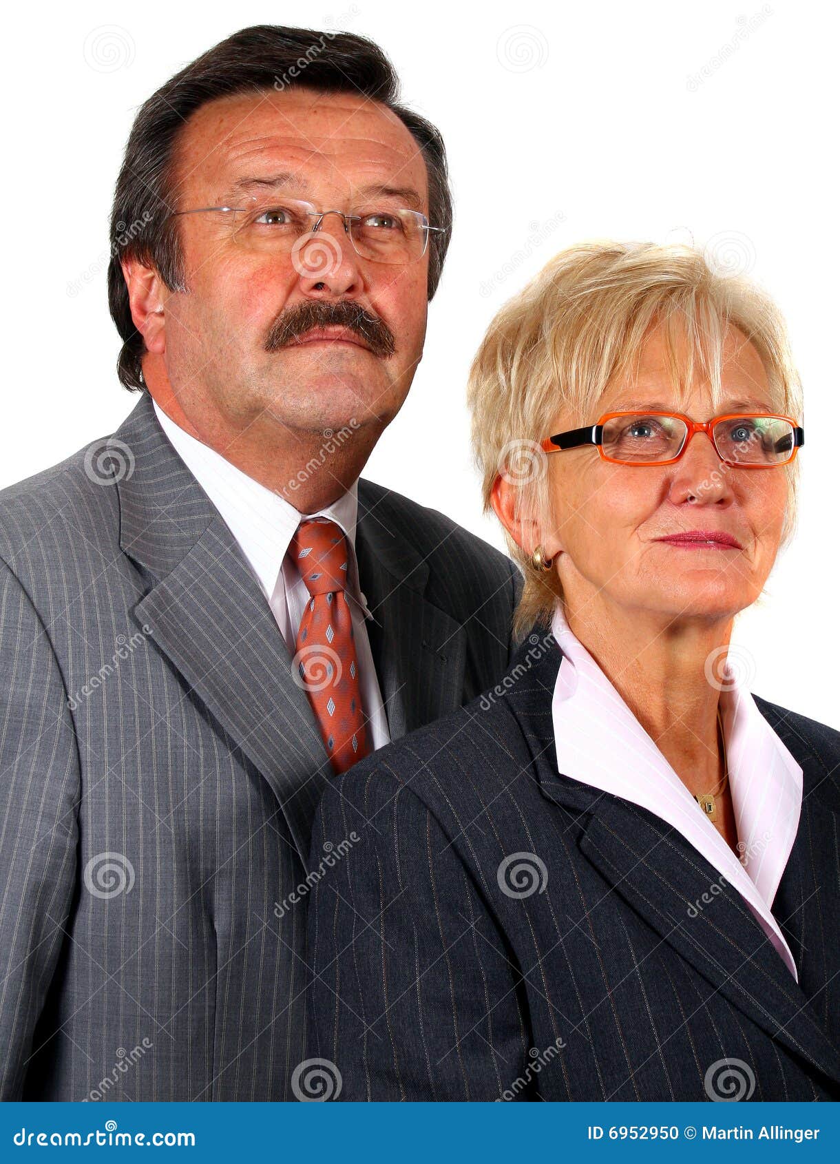 Senior Business Team Looking into the Future Stock Photo - Image of ...