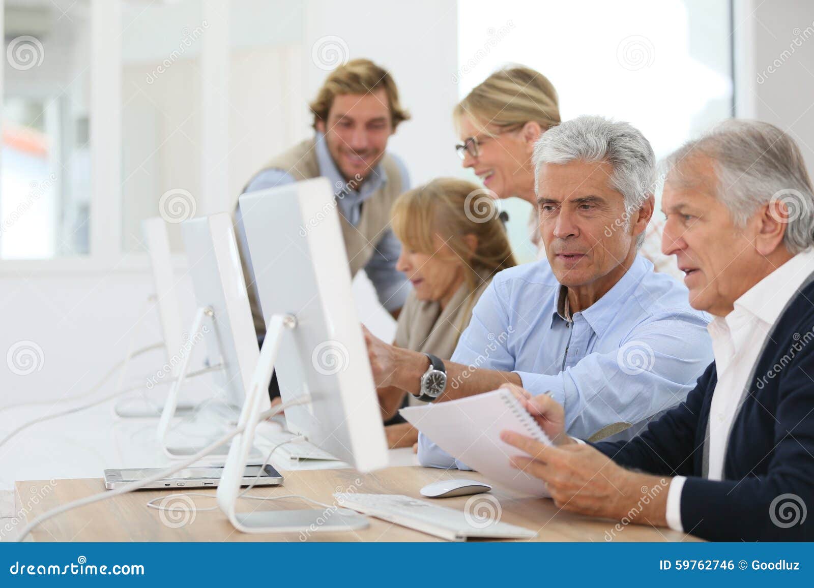 Senior Business Training Class Stock Photo - Image of professional ...
