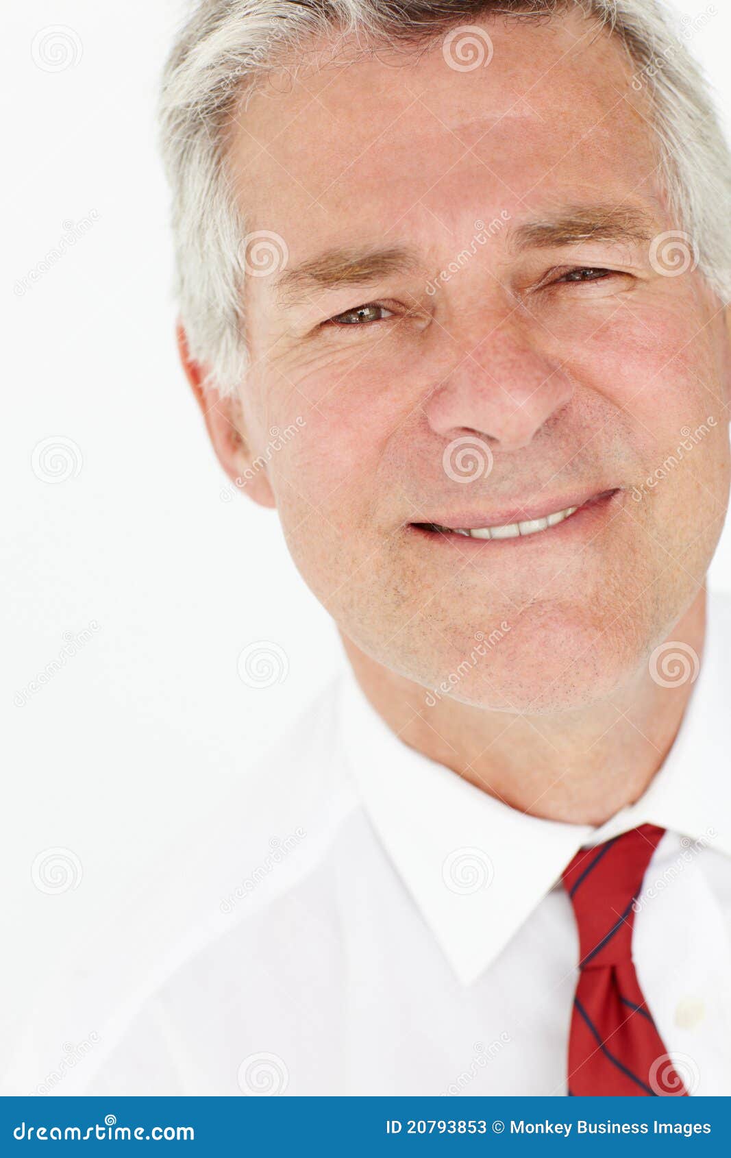 Senior Businessman Head and Shoulders Stock Image - Image of person ...