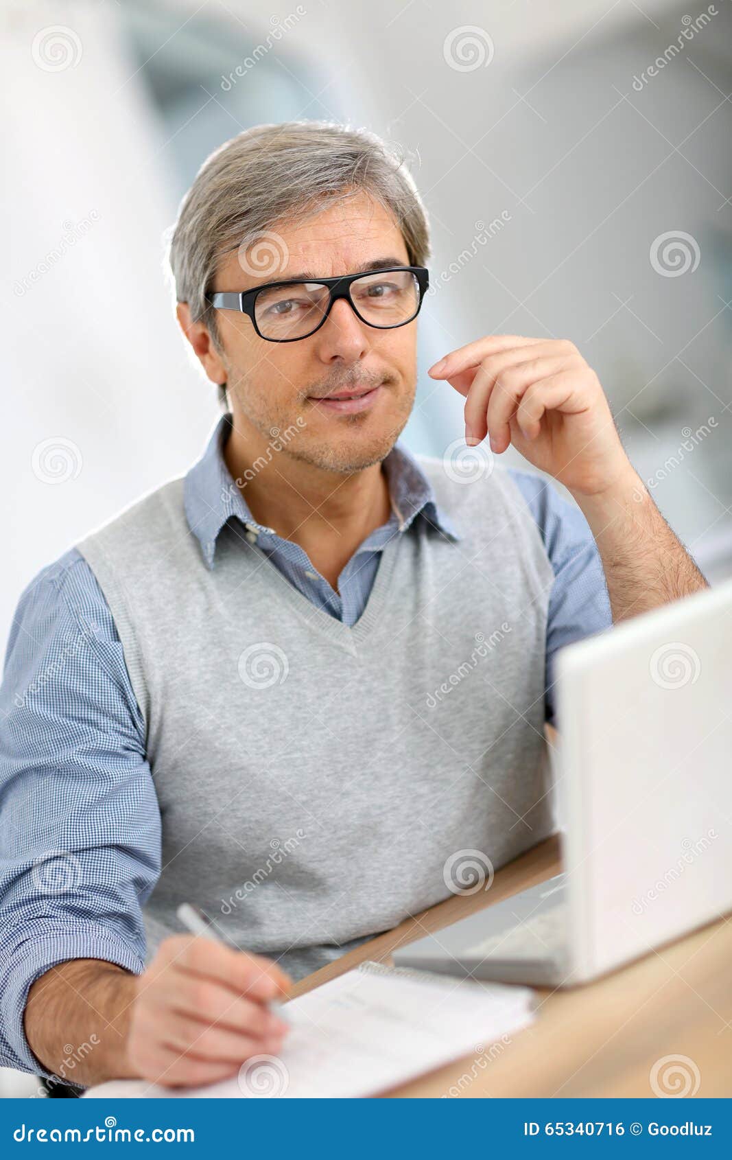 Senior Businessman Working on Laptop Stock Photo - Image of people ... Senior Businessman Working on Laptop Stock Photo - Image of people ...