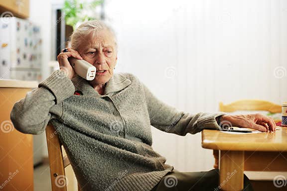 Senior calling stock image. Image of retired, conversation - 4417311