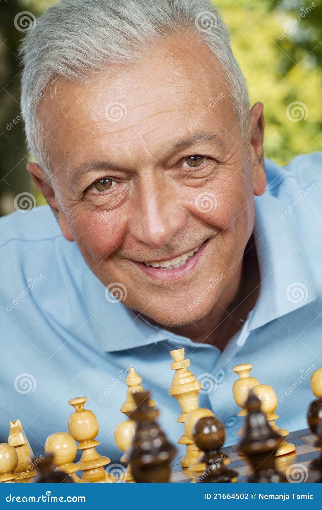 Senior chess player stock photo. Image of lifestyles - 21664502