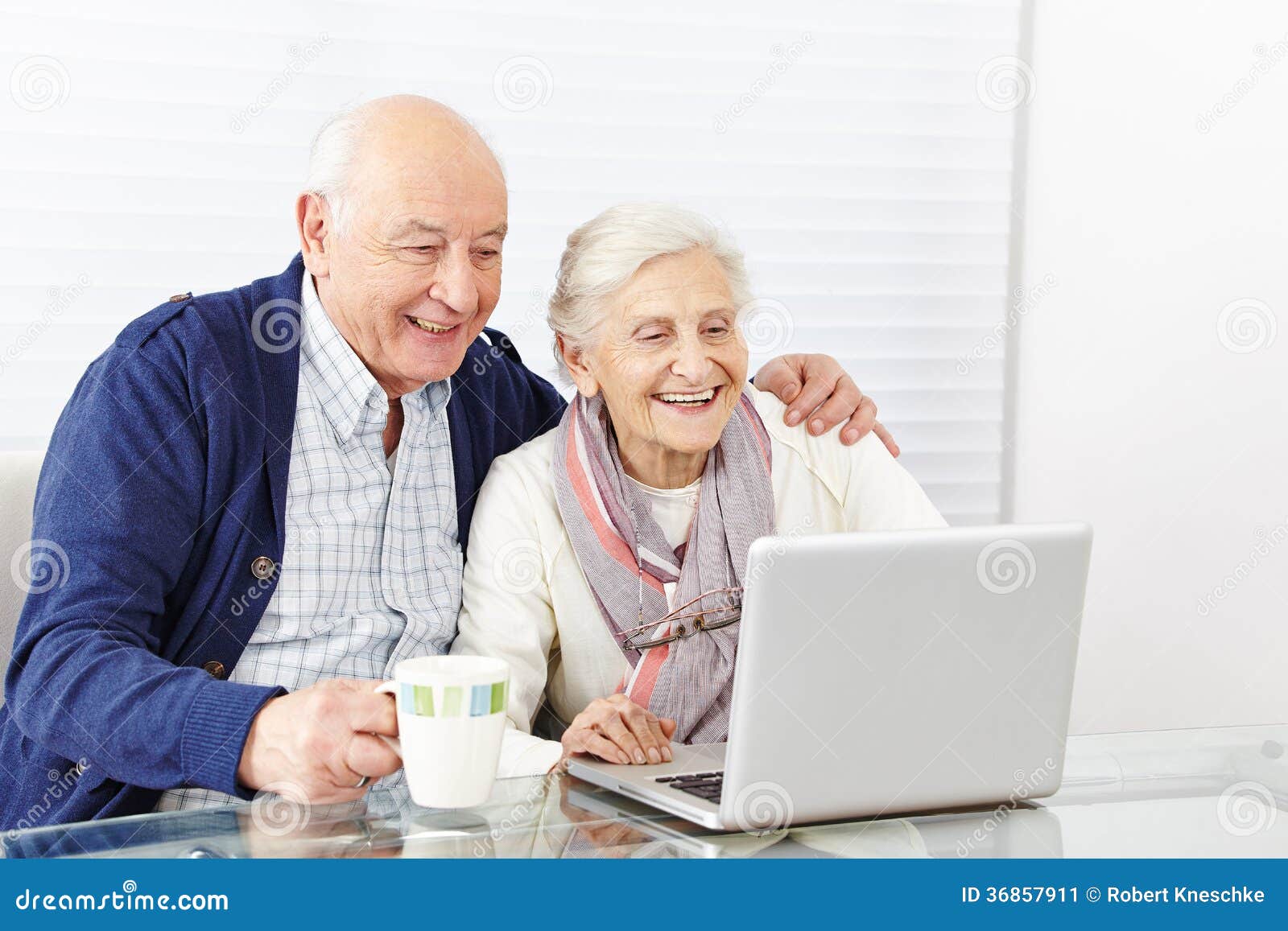 Senior Citizen Couple Using Stock Image - Image of communication ... Senior Citizen Couple Using Stock Image - Image of communication ...