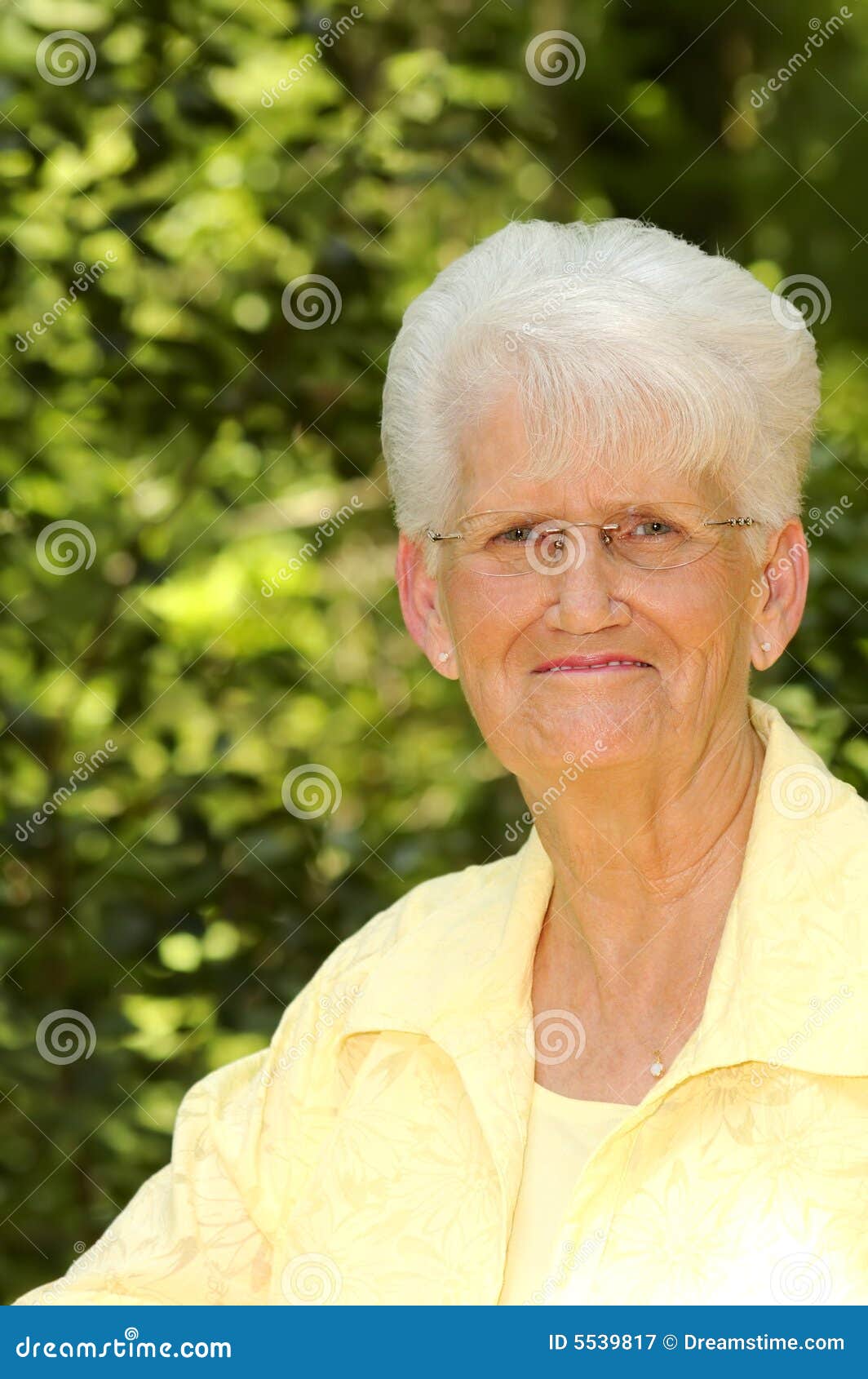 Senior Citizen Woman Smiling Stock Image - Image of citizen, eyeglasses ...