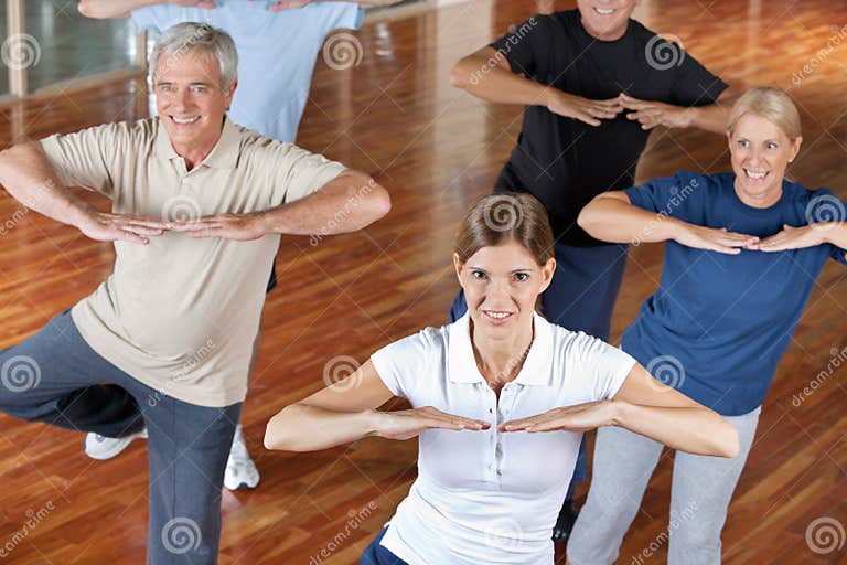 Senior Citizens Doing Dance Stock Photo - Image of movement, back: 23965688