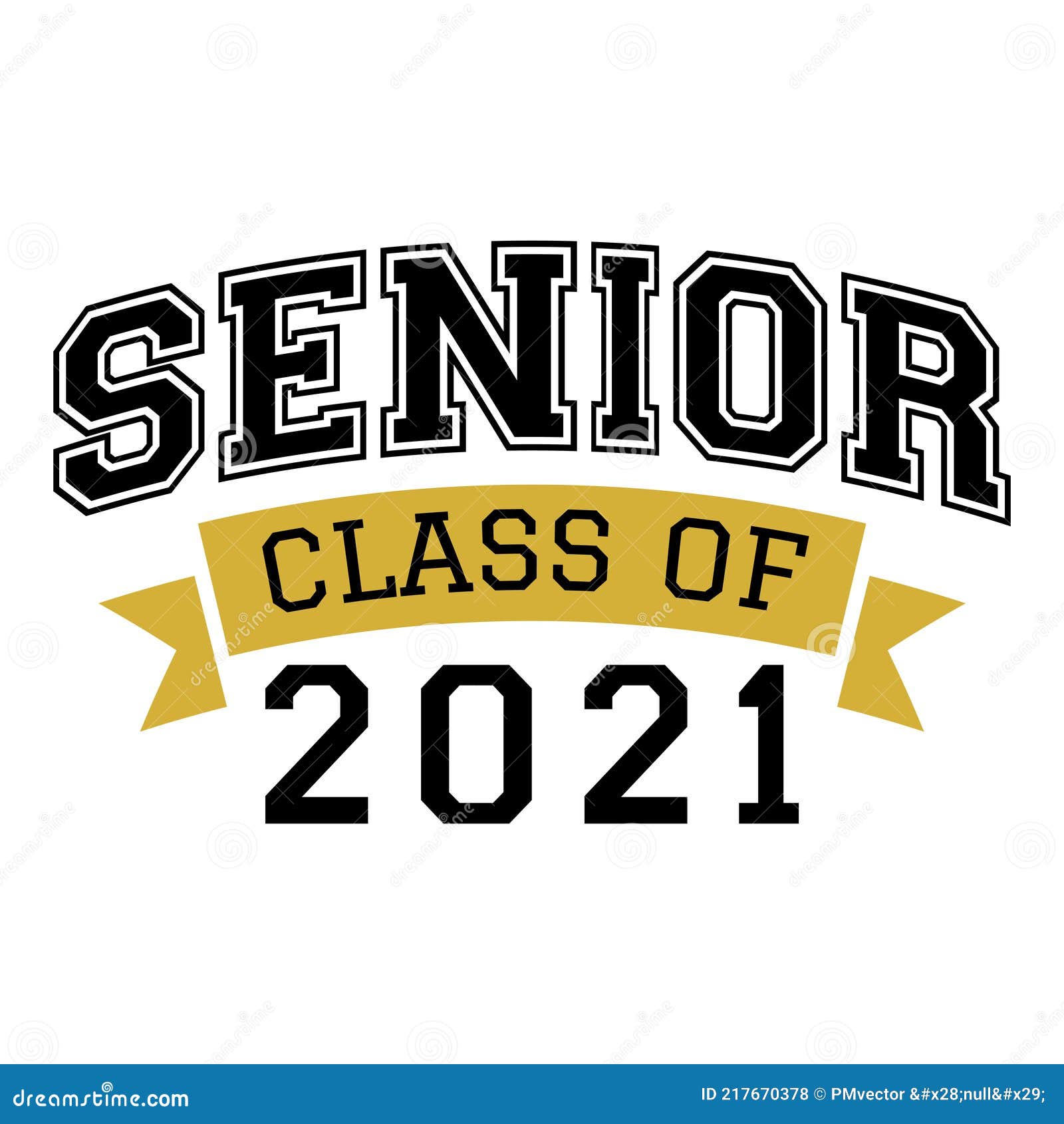 2021 Senior Graduation Class Logo Cartoon Vector | CartoonDealer.com ...