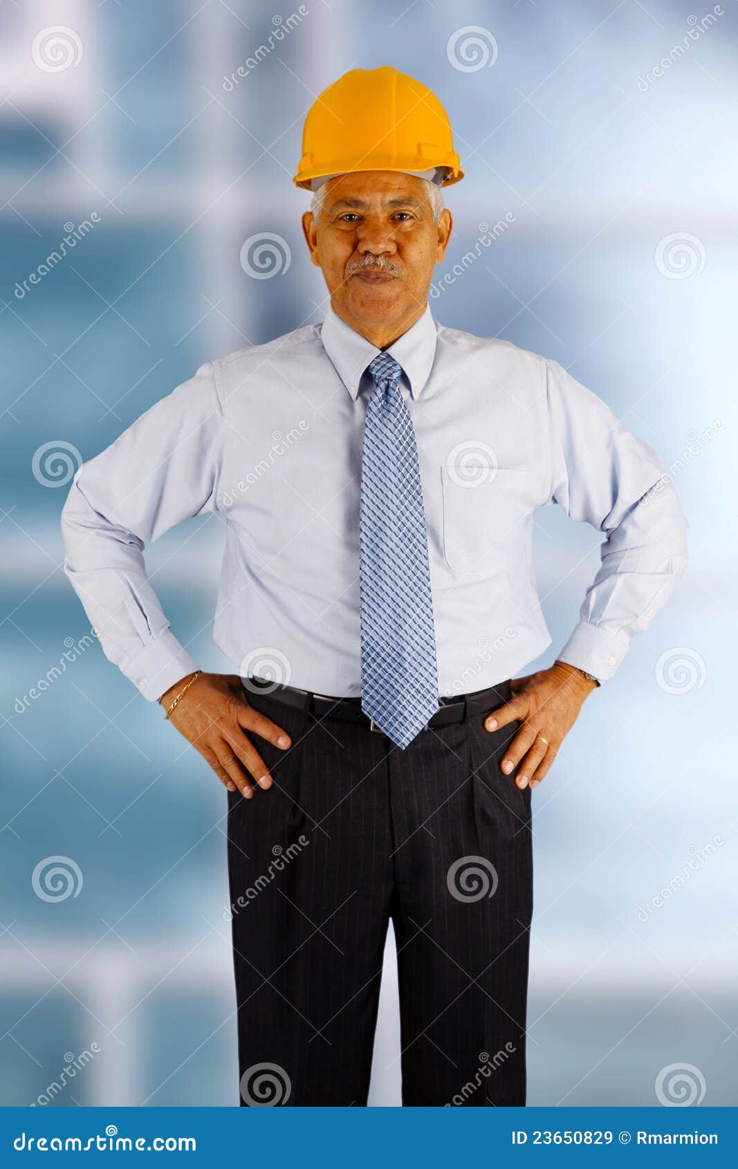 Senior Construction Foreman Stock Image - Image of elderly, builder ...