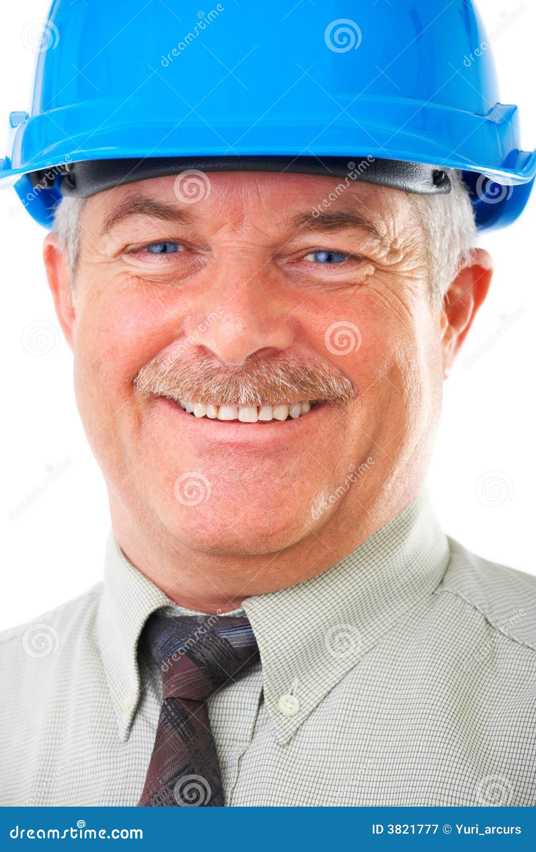 Senior construction worker stock image. Image of hard - 3821777